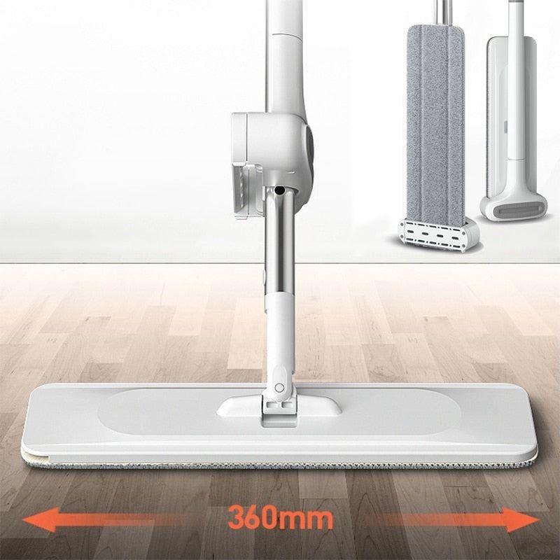 Balai Plat avec Microfibre | Le Balai Français